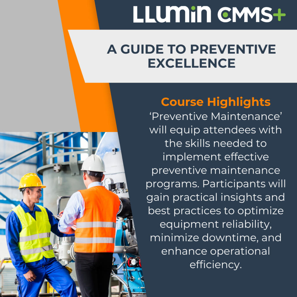 CMMS Software Training | LLumin CMMS+